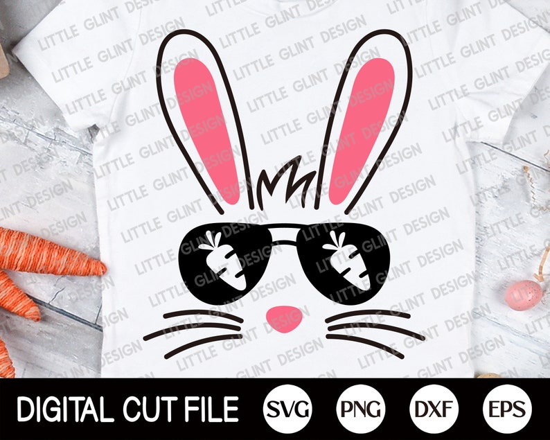Bunny Face, Happy Easter Svg, Easter Bunny Svg, Svg Easter Boys Gift ...