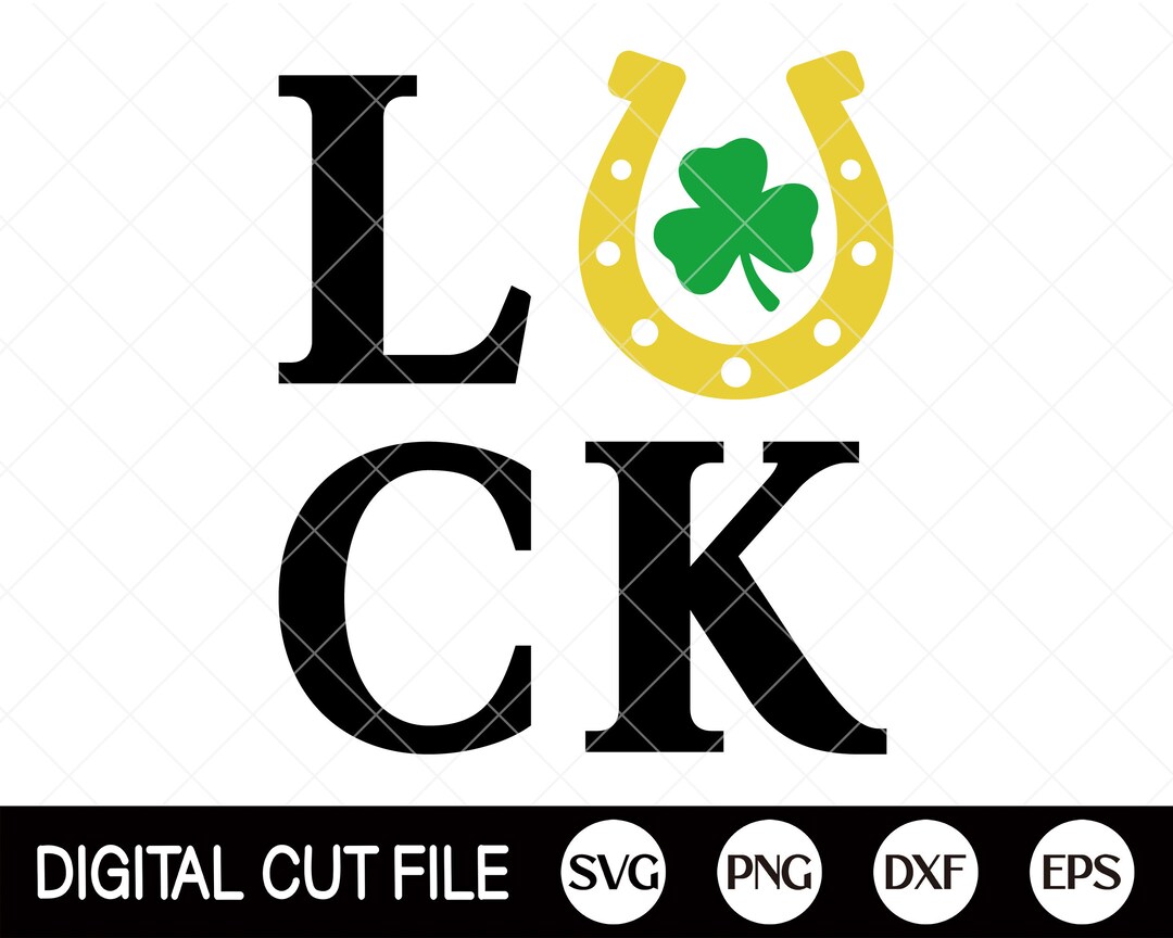 St Patricks Day Svg, Luck Svg, Lucky Svg, Shamrock Svg, Clover Png, St ...