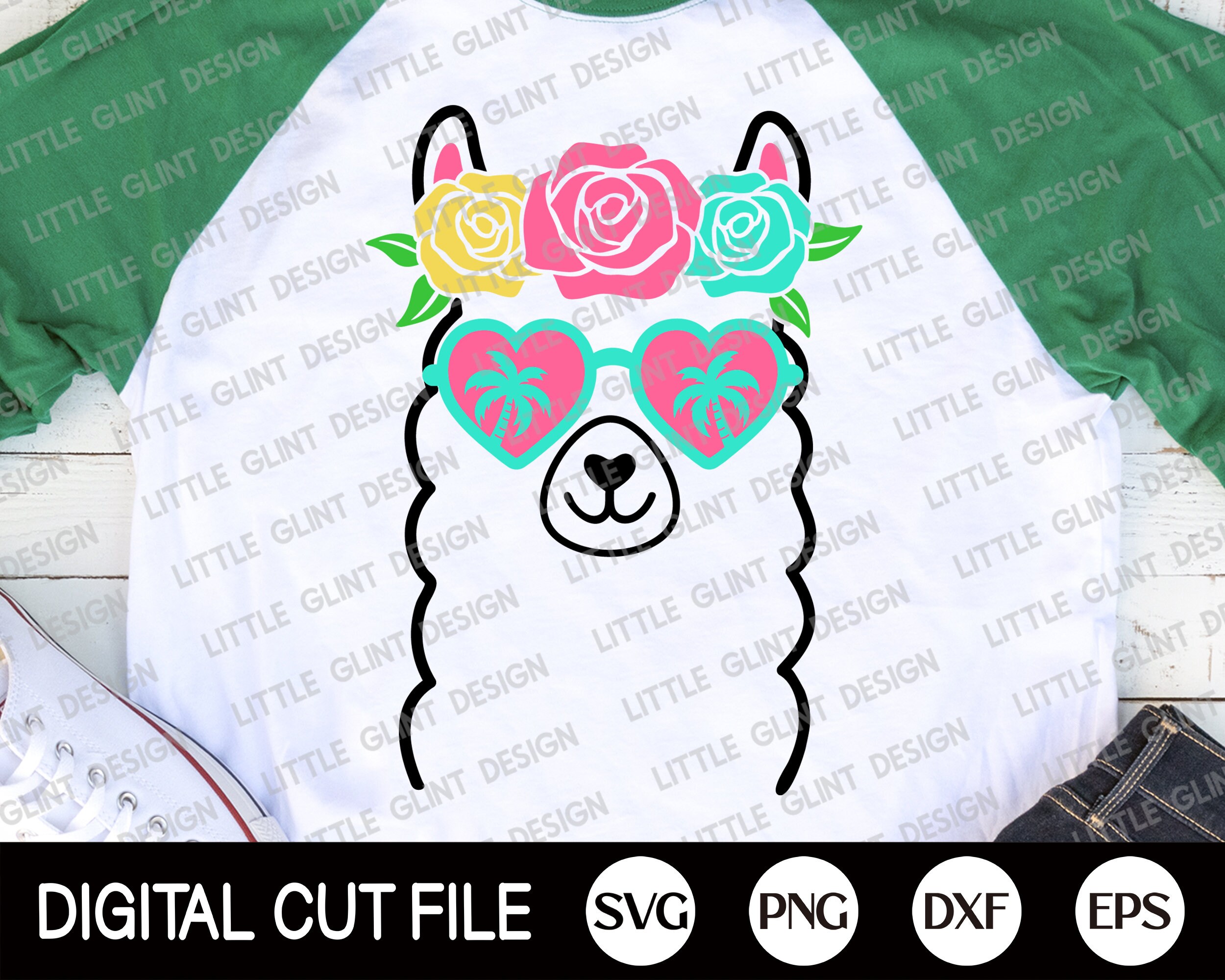 Alpaca Summer Svg Summer Svg Beach Cut Files Vacation Mode - Etsy