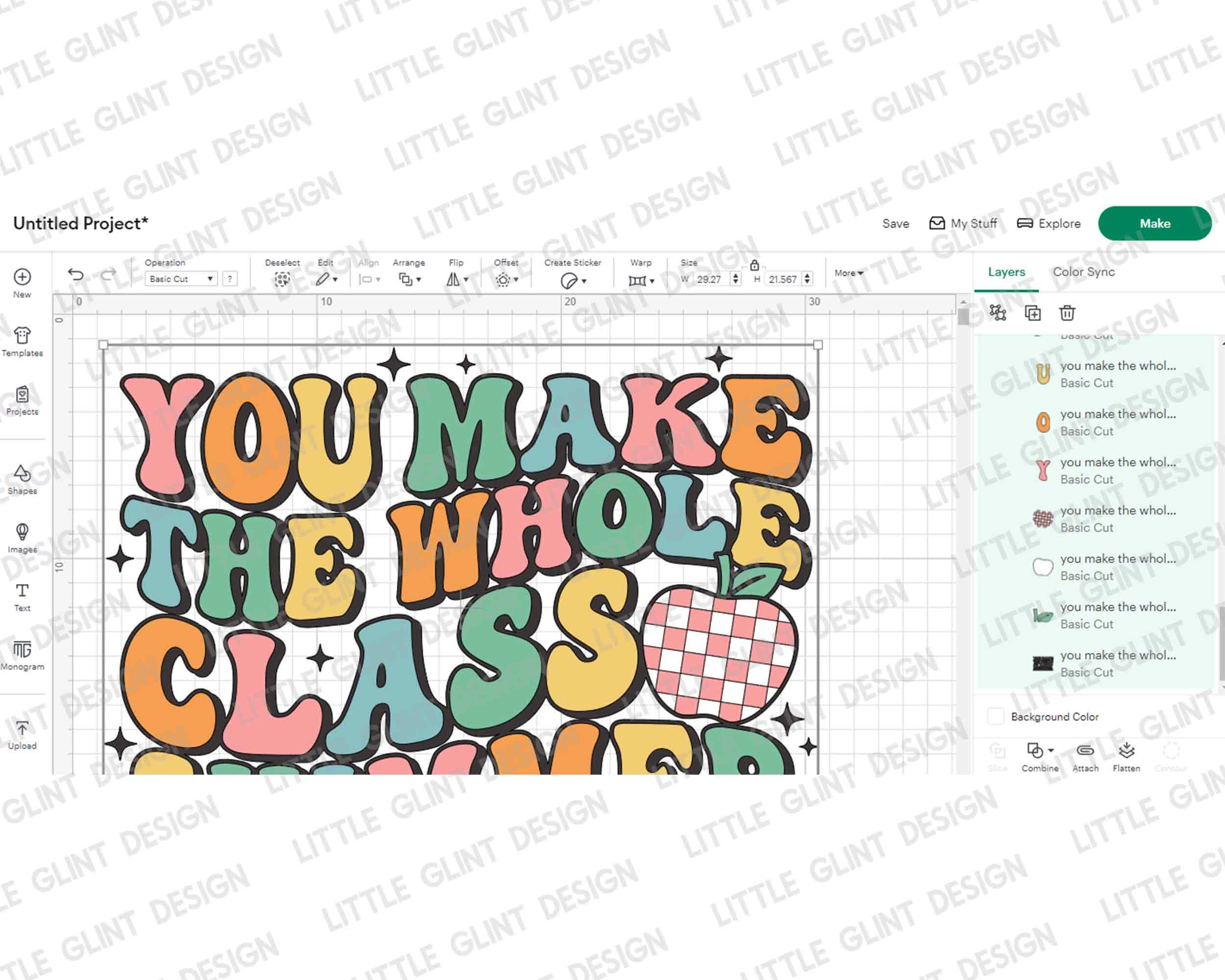 You Make the Whole Class Shimmer SVG PNG, Retro Teacher Shirt Png ...