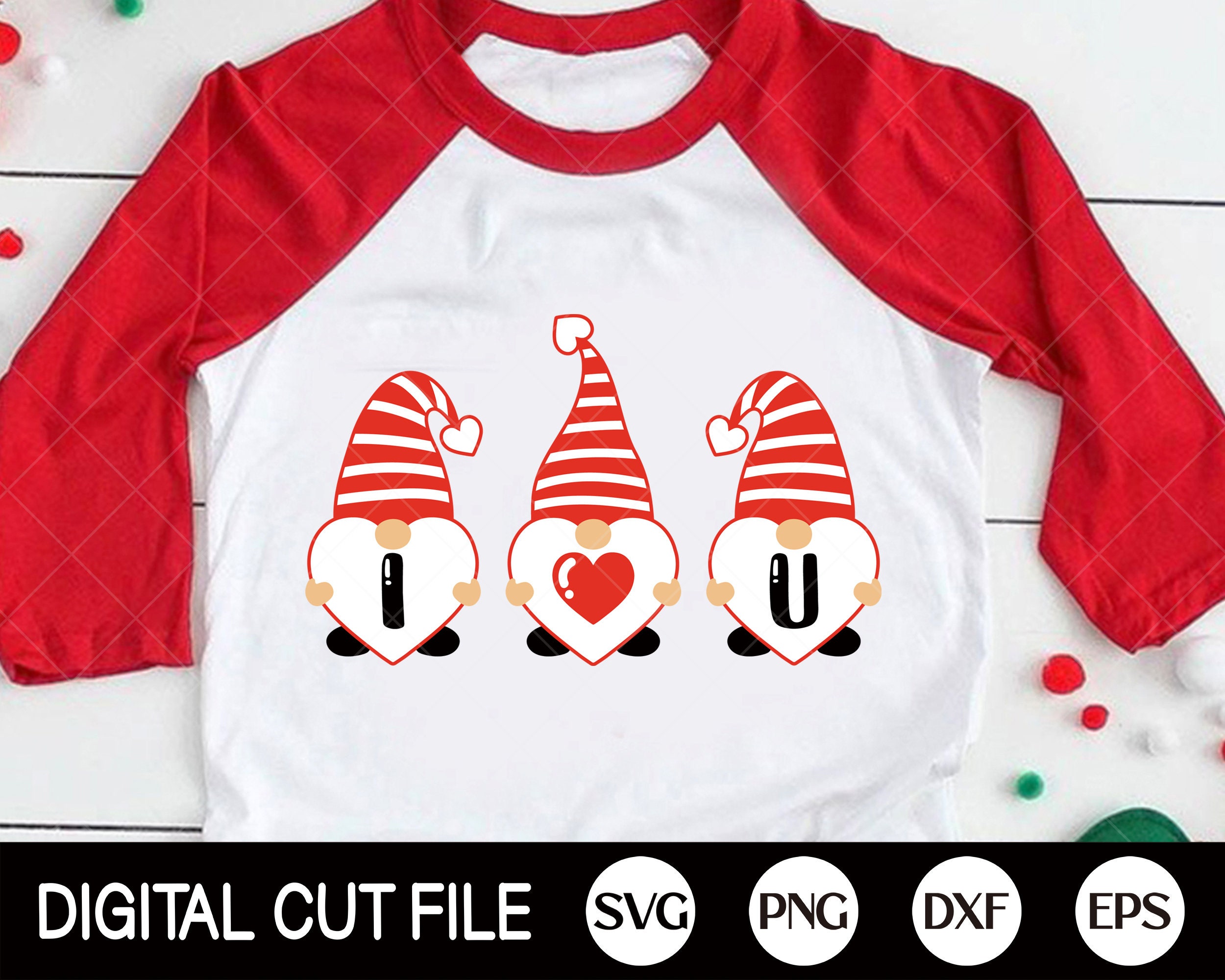 Heart Gnome Svg Valentines Day Svg Valentine Gnome Svg - Etsy