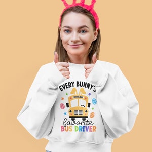 Every Bunny's Favorite Bus Driver SVG, Easter SVG, Bus Driver Png ...