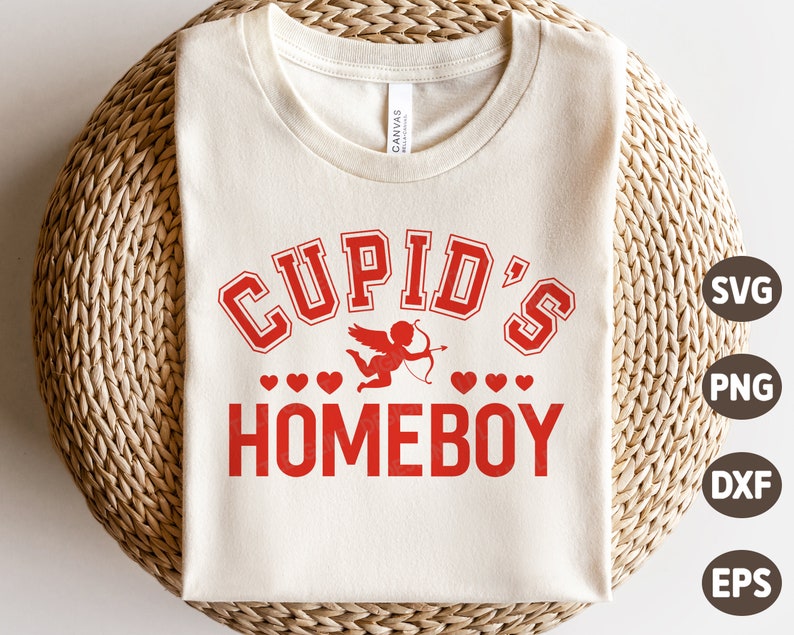 Cupid's Homeboy SVG, Kids Valentine SVG, Love Svg, Funny Valentines Day ...