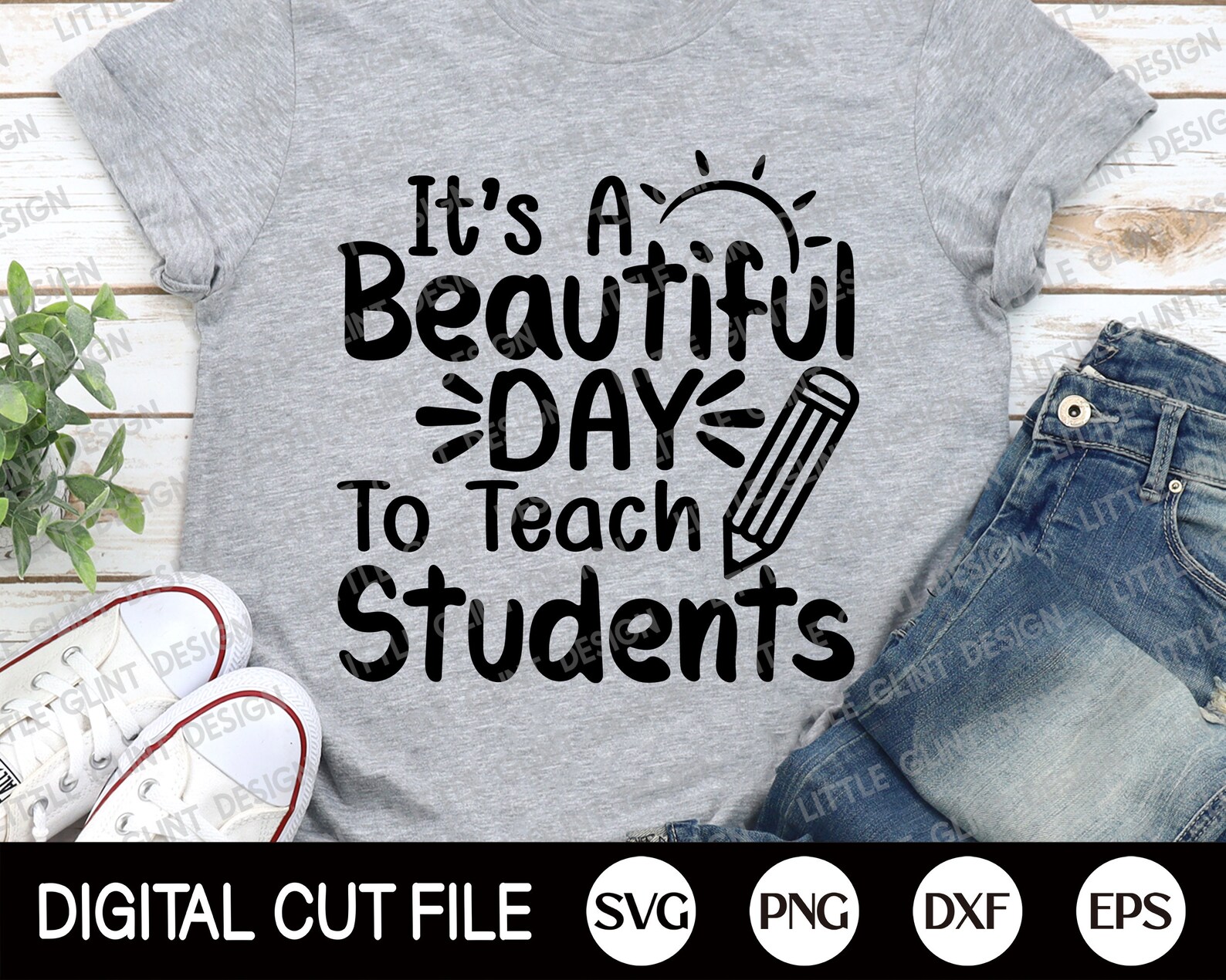 It's A Beautiful Day to Teach Students Svg Teacher - Etsy