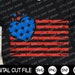 Fourth of July Svg, American Heart Flag Svg, Independence Day, Memorial ...