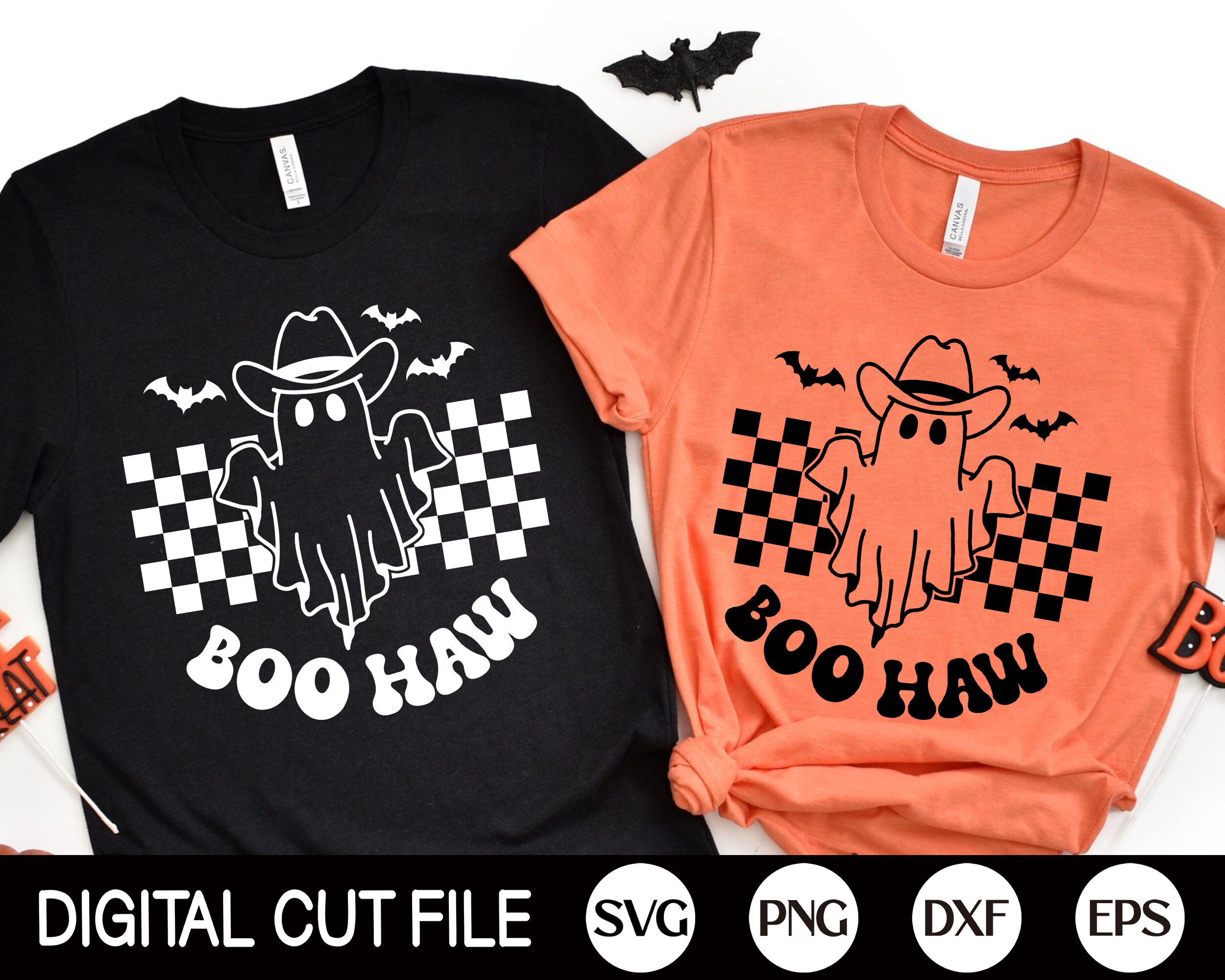 Cowboy Ghost SVG Western Halloween Svg Boo Haw Svg Spooky - Etsy