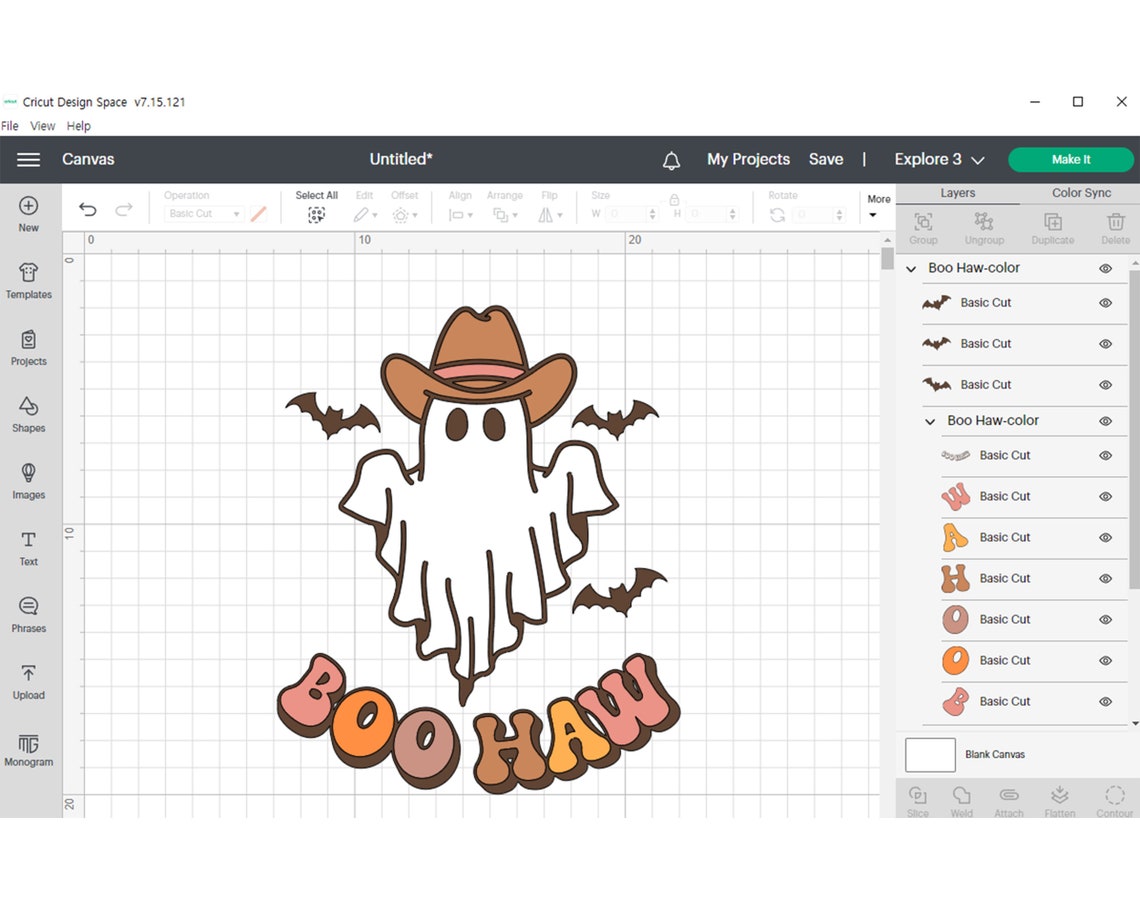 Cowboy Ghost SVG Western Halloween Svg Boo Haw Svg Spooky - Etsy