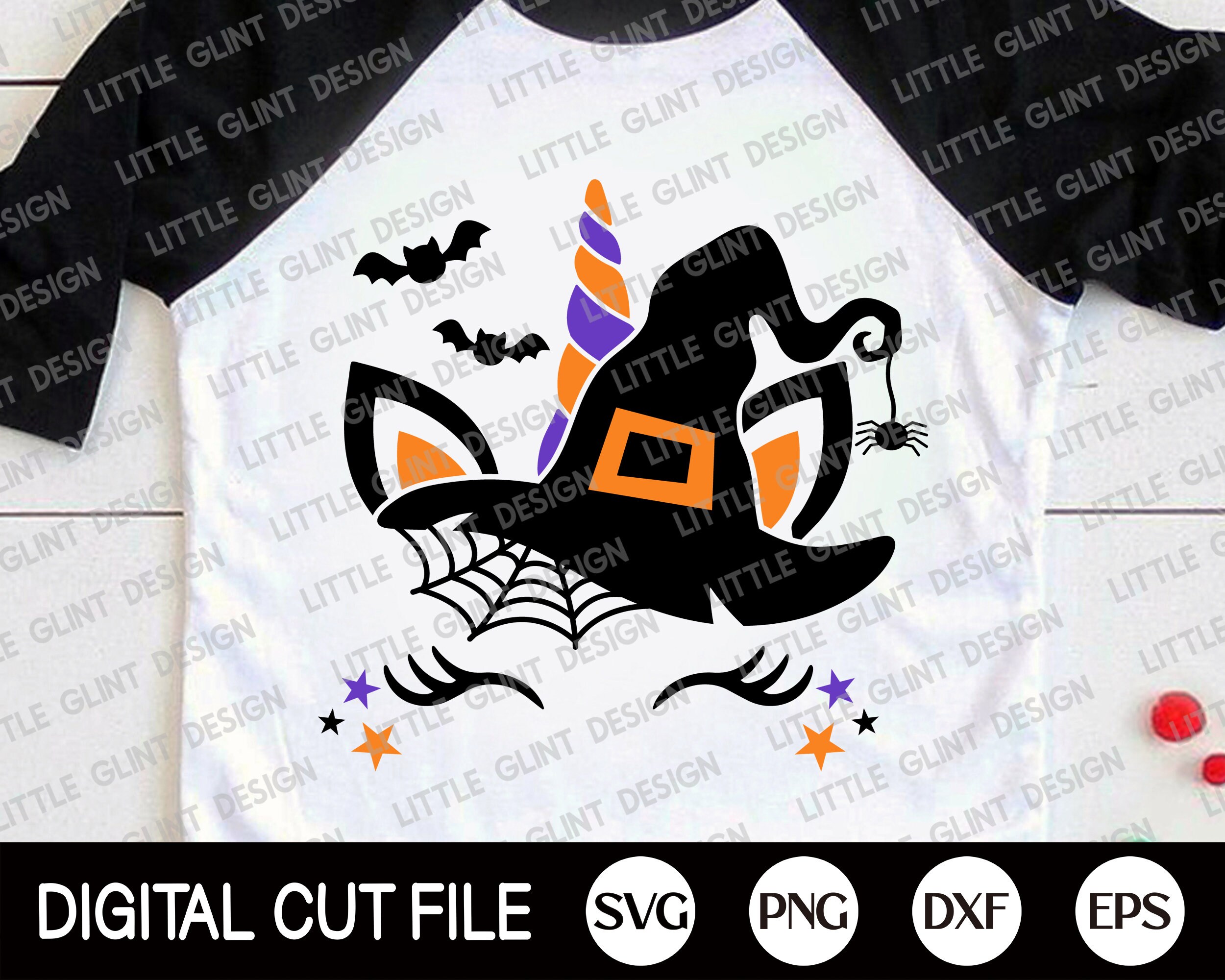 Witch Unicorn SVG Halloween Svg Spooky Vibes Svg Witch Svg - Etsy