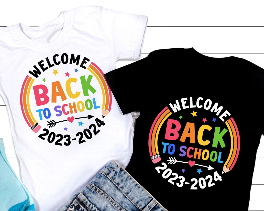 Welcome Back to School 2024 SVG, First Day of School Svg, 1st Day of ...