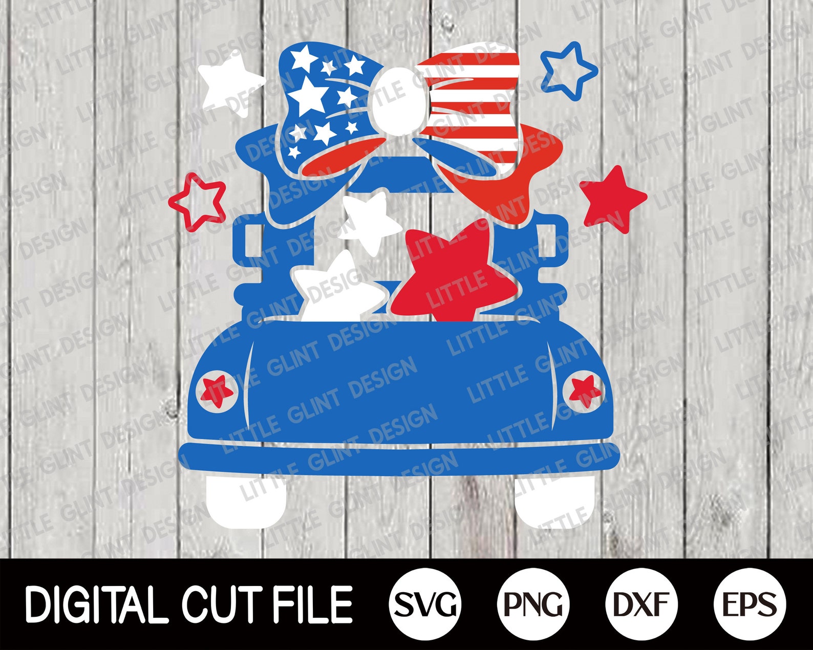 Happy 4th of July Truck Svg American Truck Svg Independence - Etsy