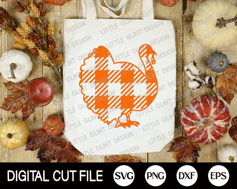 Turkey Monogram SVG Thanksgiving Svg Turkey Face Svg | Etsy