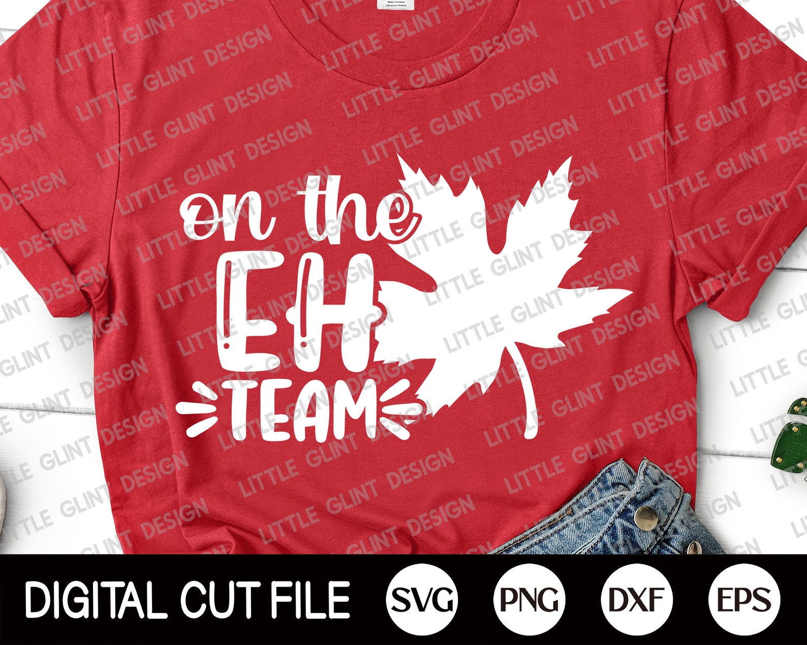 Canada Svg, on the EH Team, Canada Day Svg, Canada Flag Shirt ...