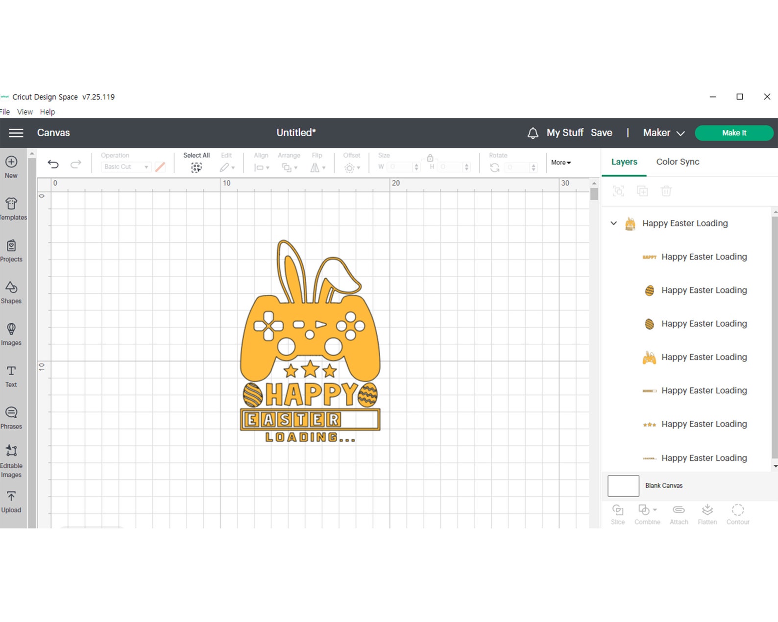 Happy Easter Loading SVG Easter SVG Boy Bunny Ears Game - Etsy