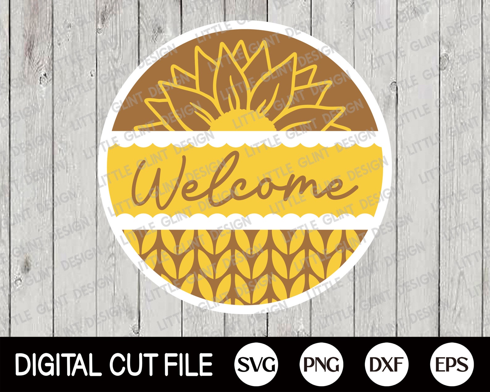 Welcome Sunflower SVG Fall Welcome Sign Sunflower Svg - Etsy