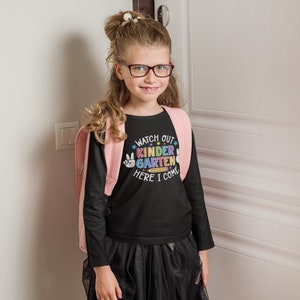 Watch Out Kindergarten Here I Come Svg, Back to School Svg, 1st Day of ...
