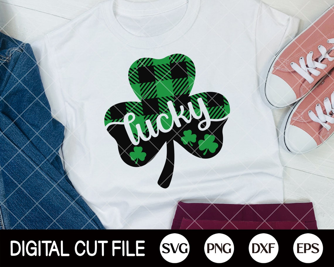 Buffalo Shamrock St Patricks Day Svg Buffalo Lucky Svg - Etsy