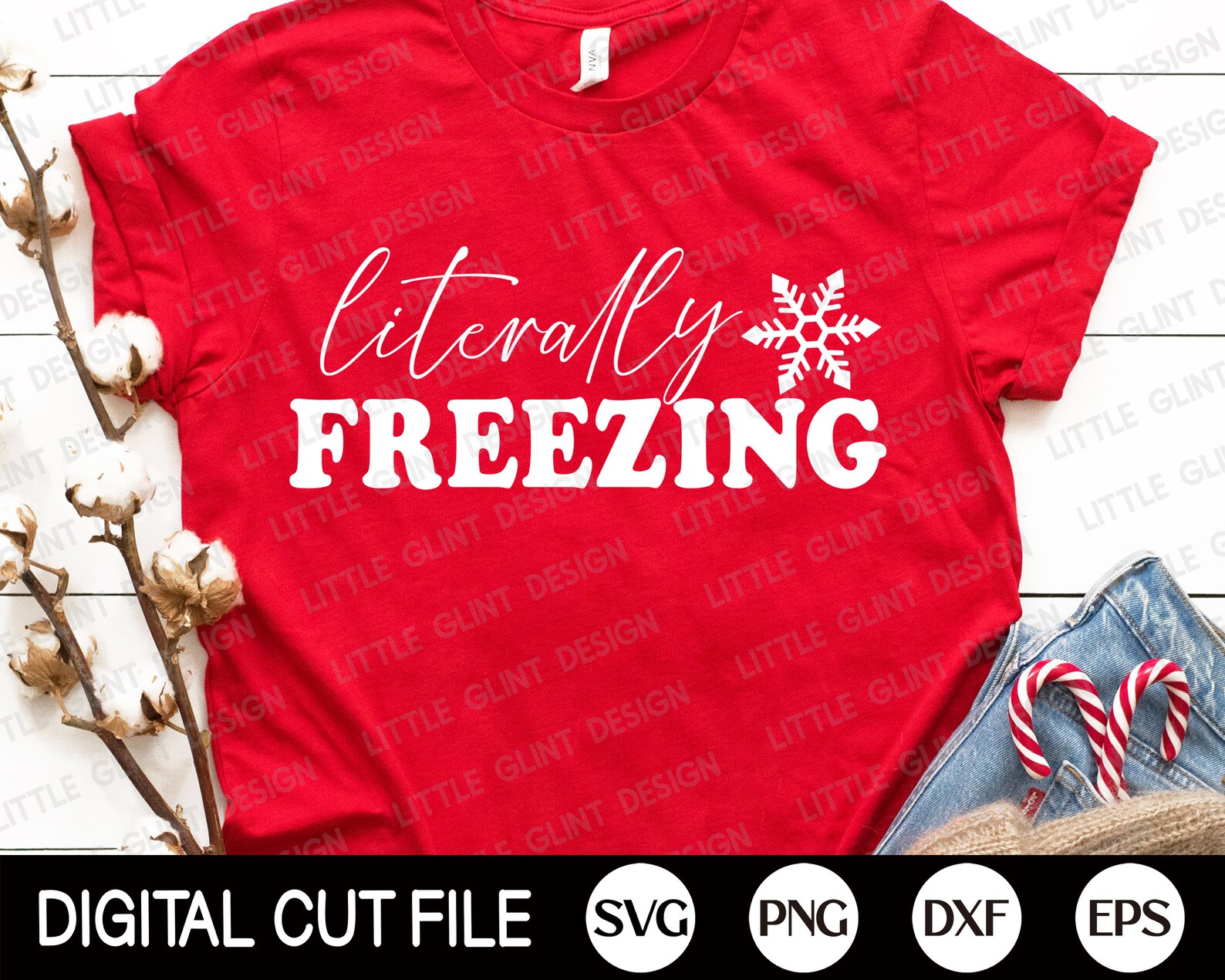 Literally Freezing SVG Winter Svg Holiday Svg Hello Winter | Etsy