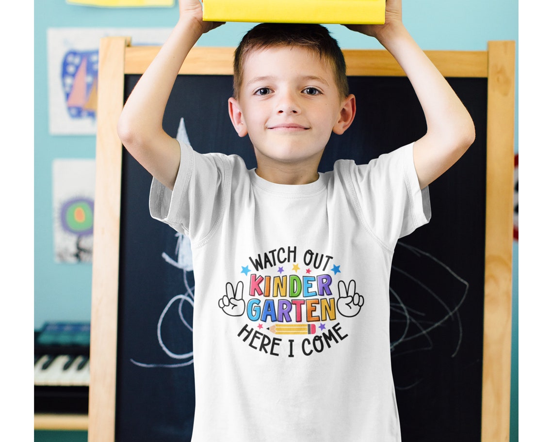 Watch Out Kindergarten Here I Come Svg, Back to School Svg, 1st Day of ...