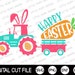 Happy Easter Tractor, Easter Tractor Carrot Svg, Easter Svg, Svg Easter ...