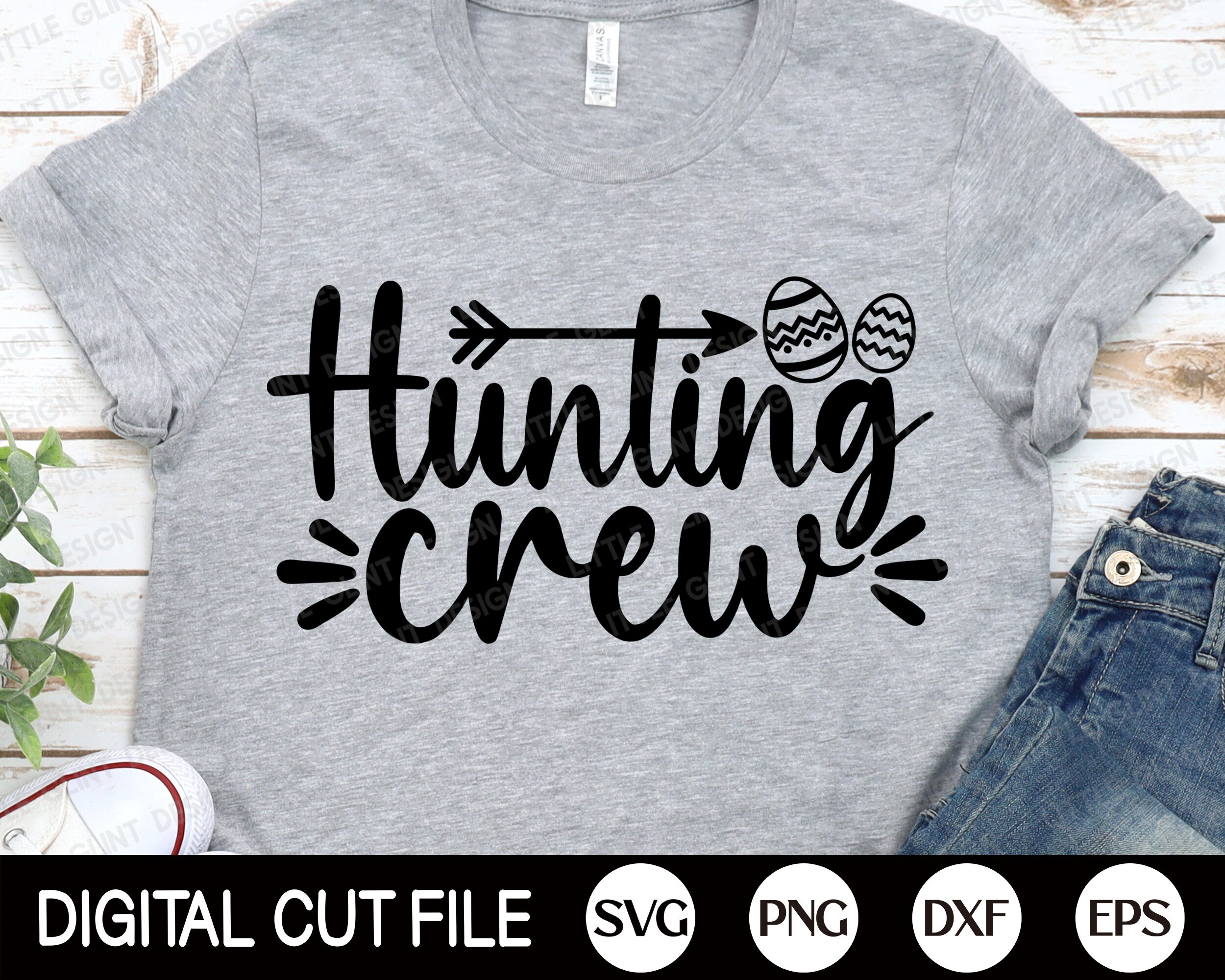 Hunting Crew Svg Easter SVG Easter Bunny Svg Bunny Ears - Etsy