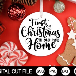 Our First Christmas Ornament SVG Bundle Our First Christmas - Etsy