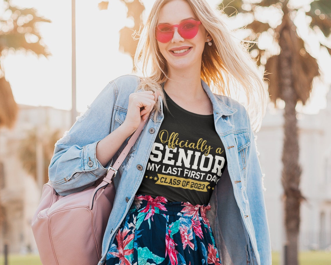 Officially a Senior My Last First Day Svg Last First Day - Etsy