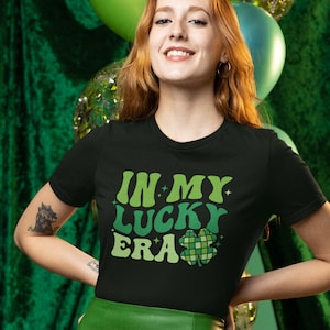 In My Lucky Era SVG, St Patricks Day SVG, Shamrock Png, Clover Checker ...