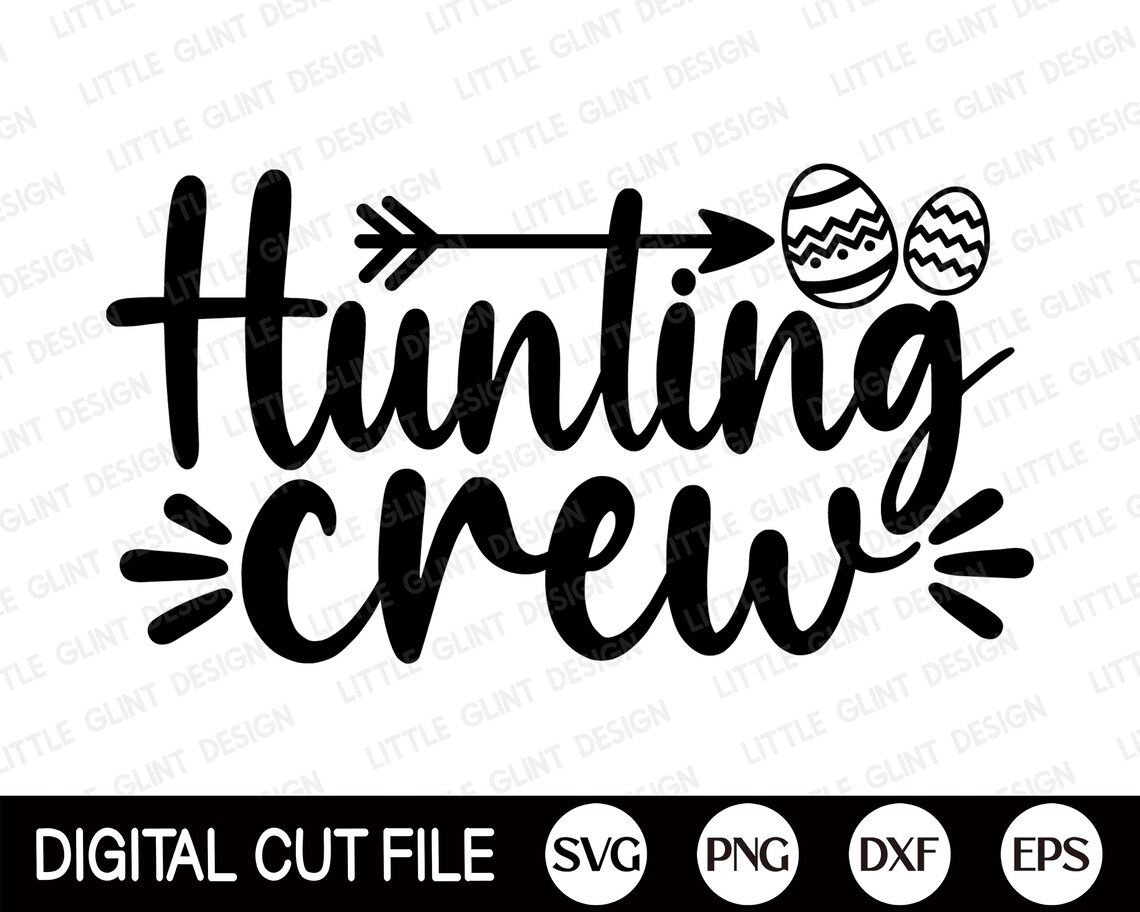 Hunting Crew Svg Easter SVG Easter Bunny Svg Bunny Ears - Etsy
