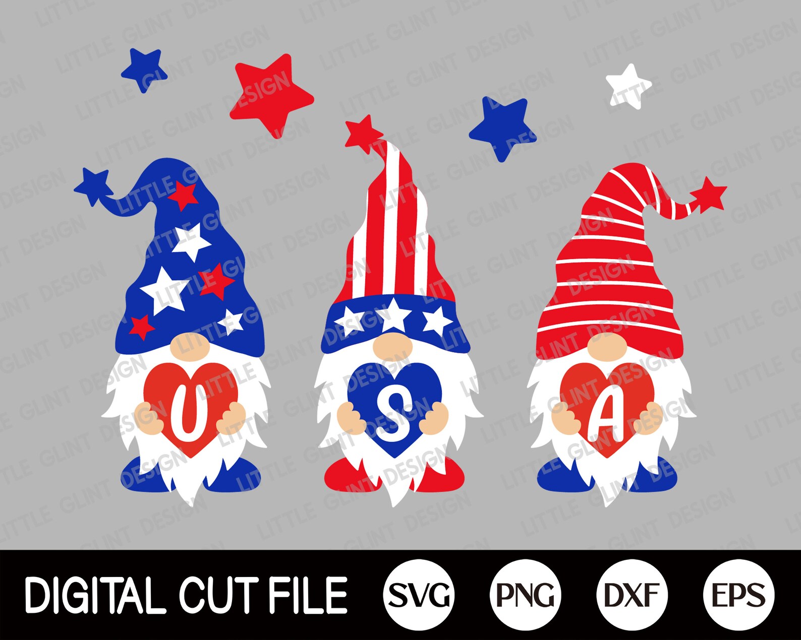 4th of July Svg America Gnome Svg Fourth of July Gnome Usa - Etsy