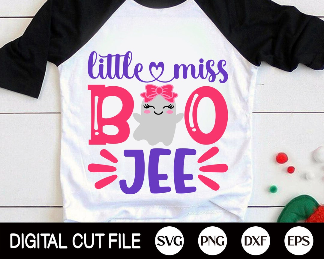 Little Miss Boo Jee Svg, Halloween Svg, Halloween Costume, Spooky Svg ...