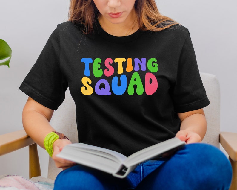 Testing Squad SVG Test Day Svg Testing Shirt for Teachers - Etsy