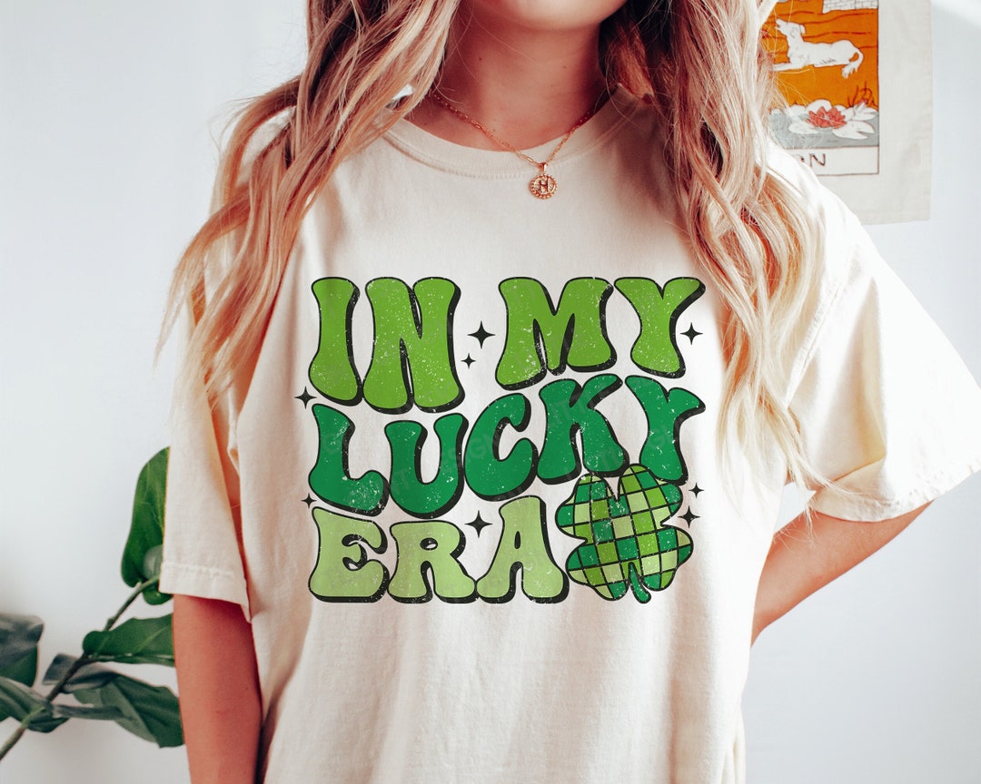 In My Lucky Era SVG, St Patricks Day SVG, Shamrock Png, Clover Checker ...