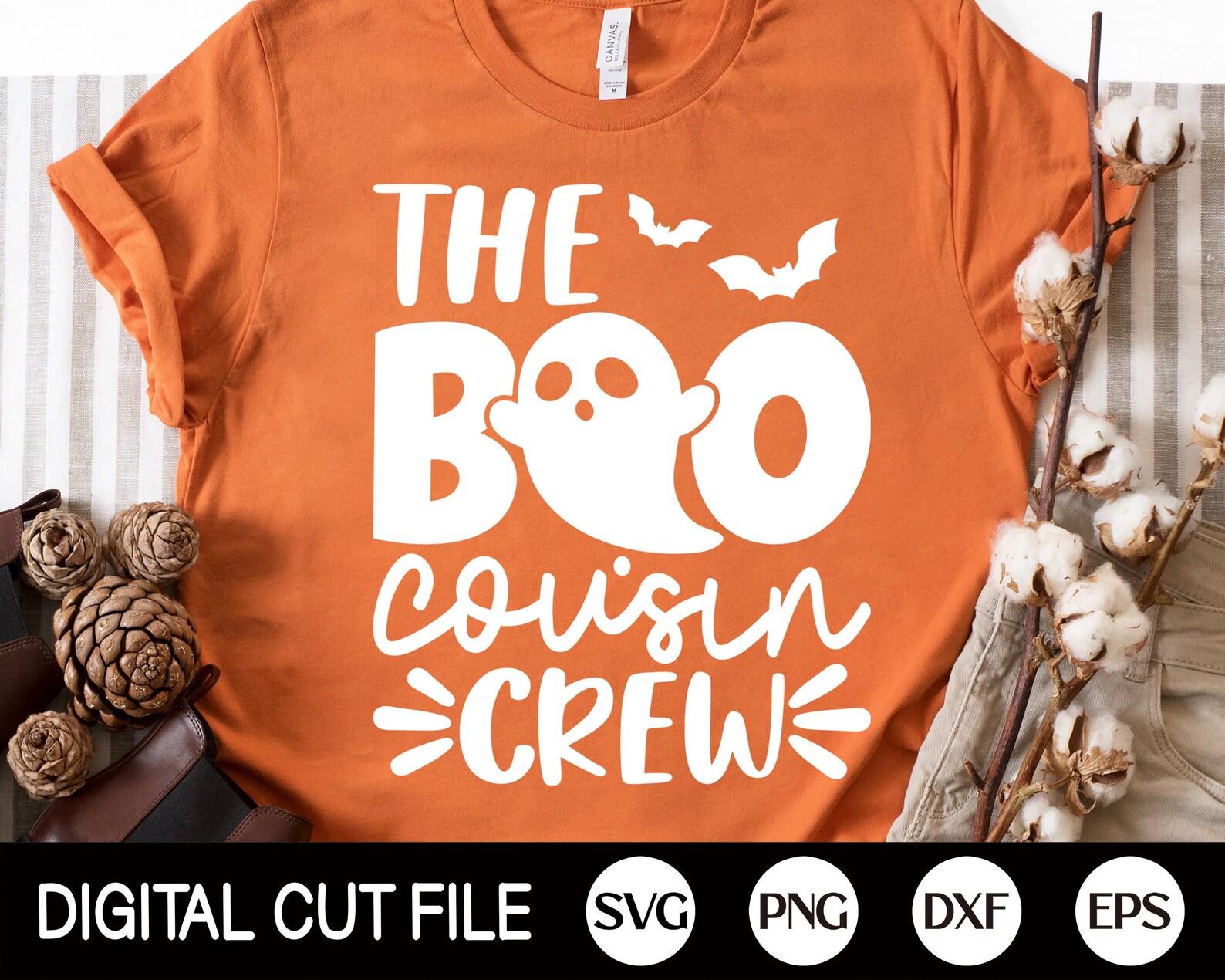 The Boo Cousin Crew Svg Halloween Svg Ghost Svg Halloween - Etsy