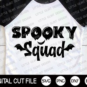 Spooky Squad Svg, Halloween Svg, Spooky Svg, Halloween Costume ...