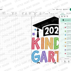 Kindergarten Grad 2024 SVG PNG, Kindergarten 2024 Graduate Svg, Retro ...