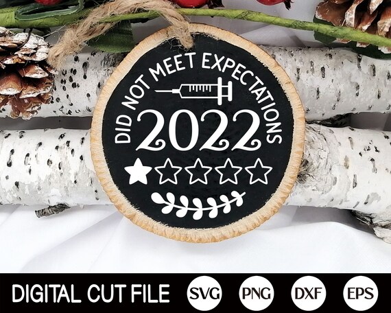 Did Not Meet Expectations 2022 SVG Funny Christmas Svg 2022 - Etsy