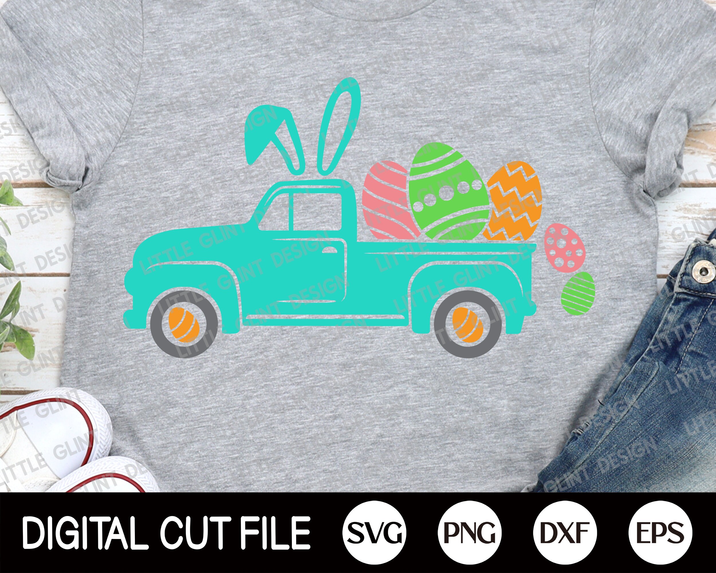 Easter Truck Egg Svg Easter Svg Happy Easter Svg Svg Easter | Etsy