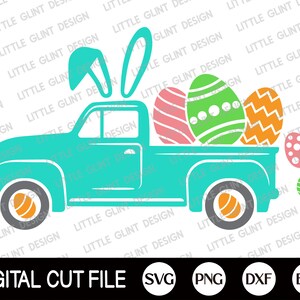 Easter Truck Egg Svg, Easter Svg, Happy Easter Svg, Svg Easter Truck ...