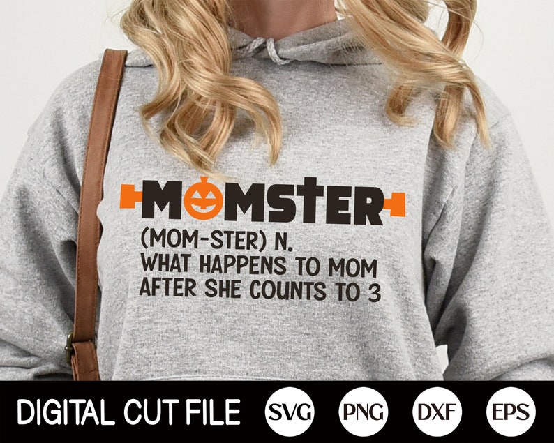 Momster Svg Halloween Svg Halloween Costume Spooky Svg - Etsy