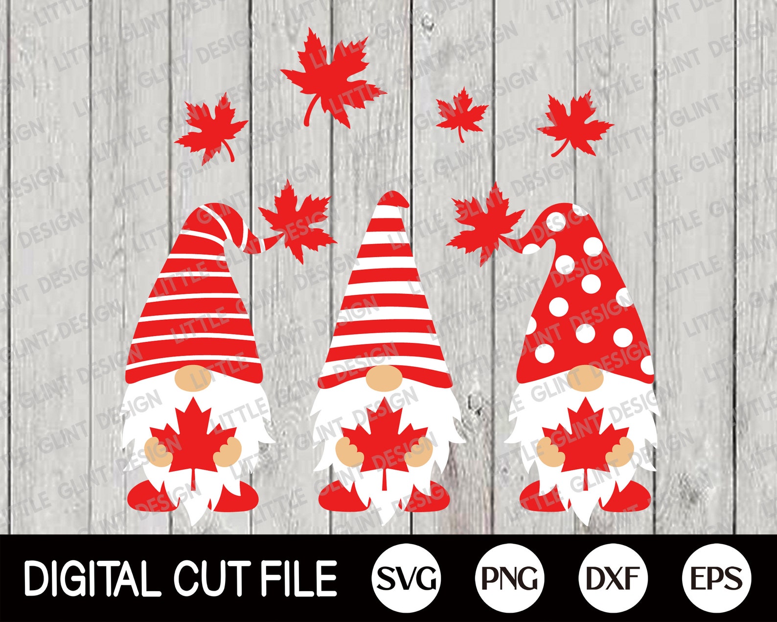 Canada Svg, Maple Leaf Gnome Svg, Canada Day Gnome Svg, Canada Flag ...
