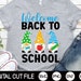 Welcome Back to School SVG Gnome Png First Day of School - Etsy