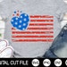Fourth of July Svg, American Heart Flag Svg, Independence Day, Memorial ...