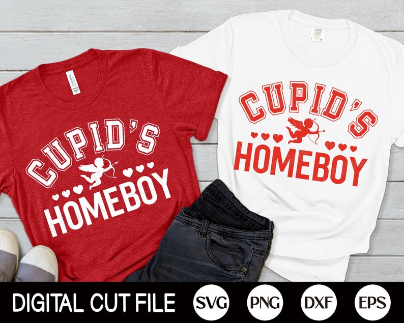 Cupid's Homeboy SVG, Kids Valentine SVG, Love Svg, Funny Valentines Day ...