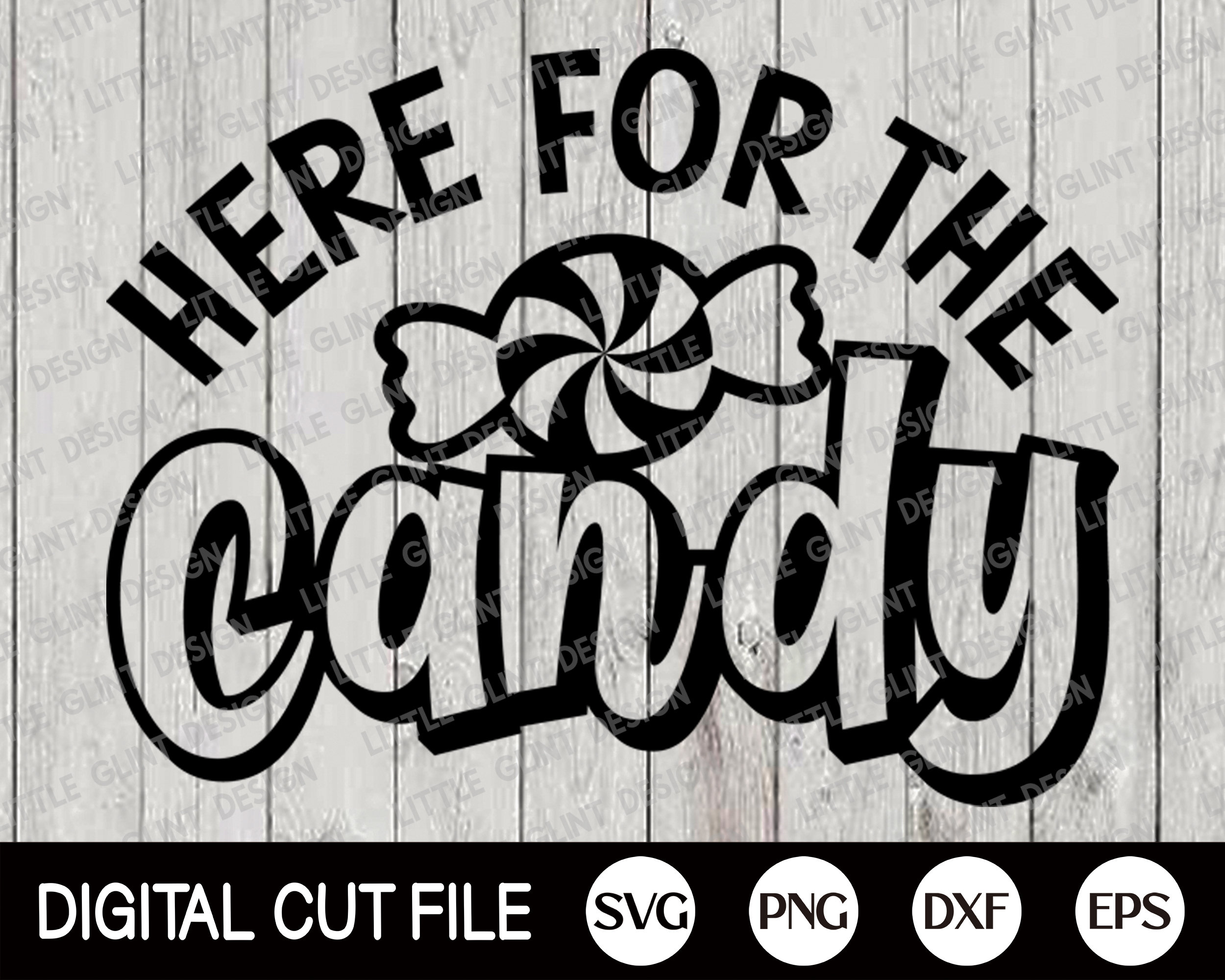 Here For The Candy Svg Halloween Svg Trick or Treat Svg | Etsy