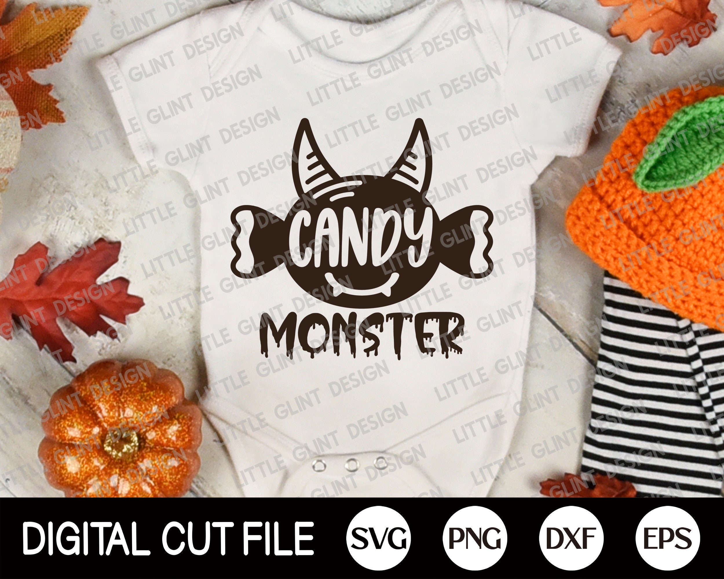 Candy Monster Svg, Halloween Svg, Spooky Svg, Halloween Costume ...