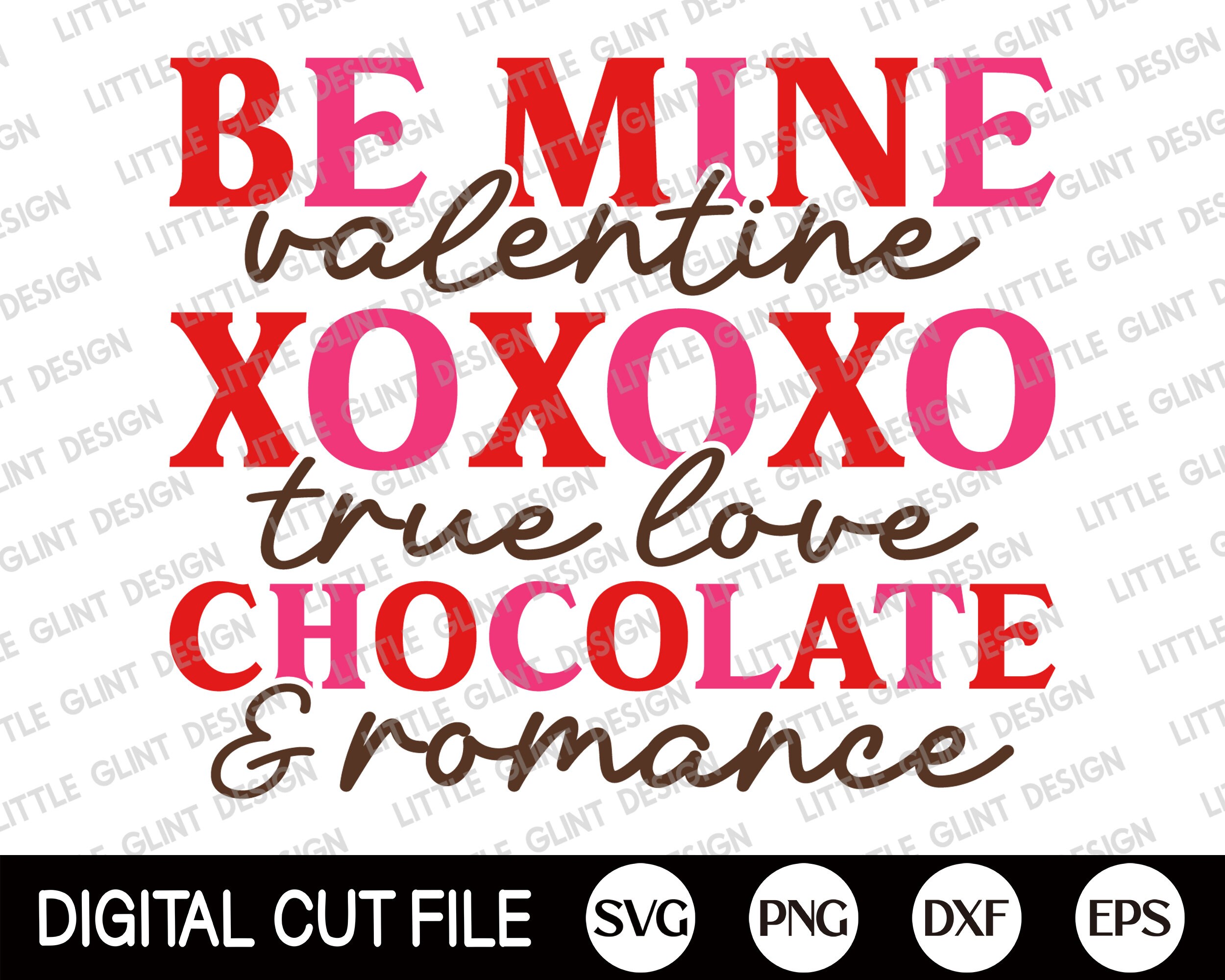 Be Mine Valentine SVG, Xoxo SVG, True Love, Valentine's Day Svg ...