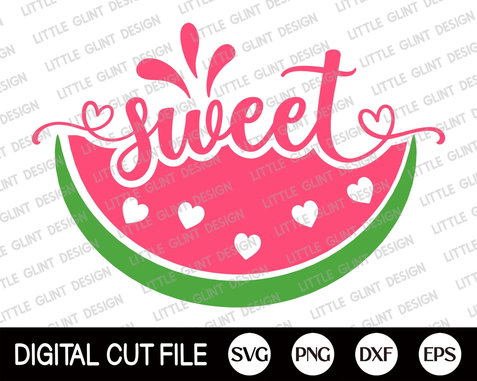 Summer Svg Watermelon Svg Sweet Watermelon One in a Melon - Etsy