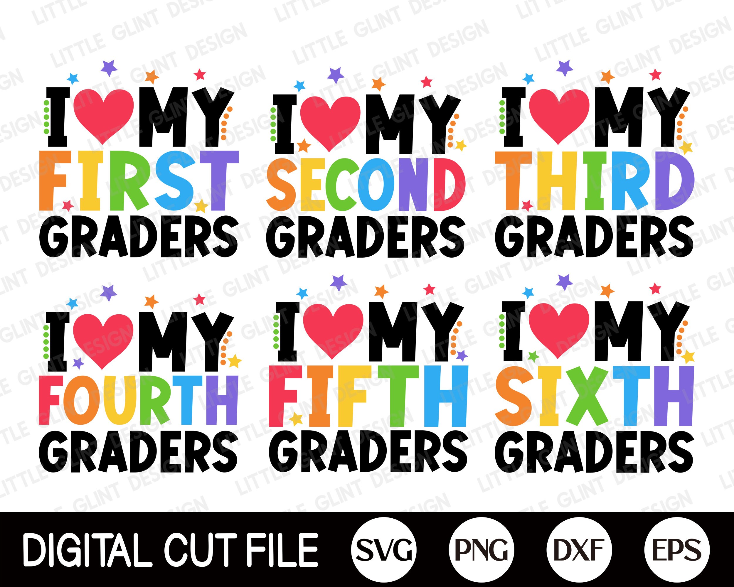 Last Day Teacher SVG Bundle 1st 2nd 3rd 4th 5th 6th Grade - Etsy