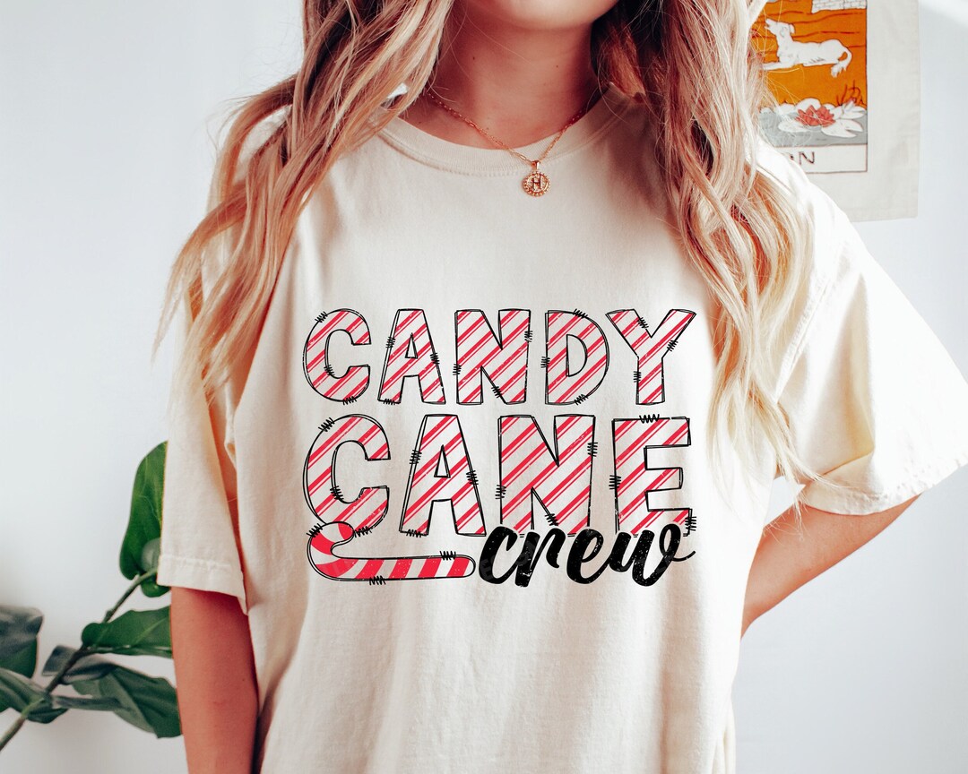Candy Cane Crew PNG, Retro Christmas Png, Candy Cane Png, Merry ...