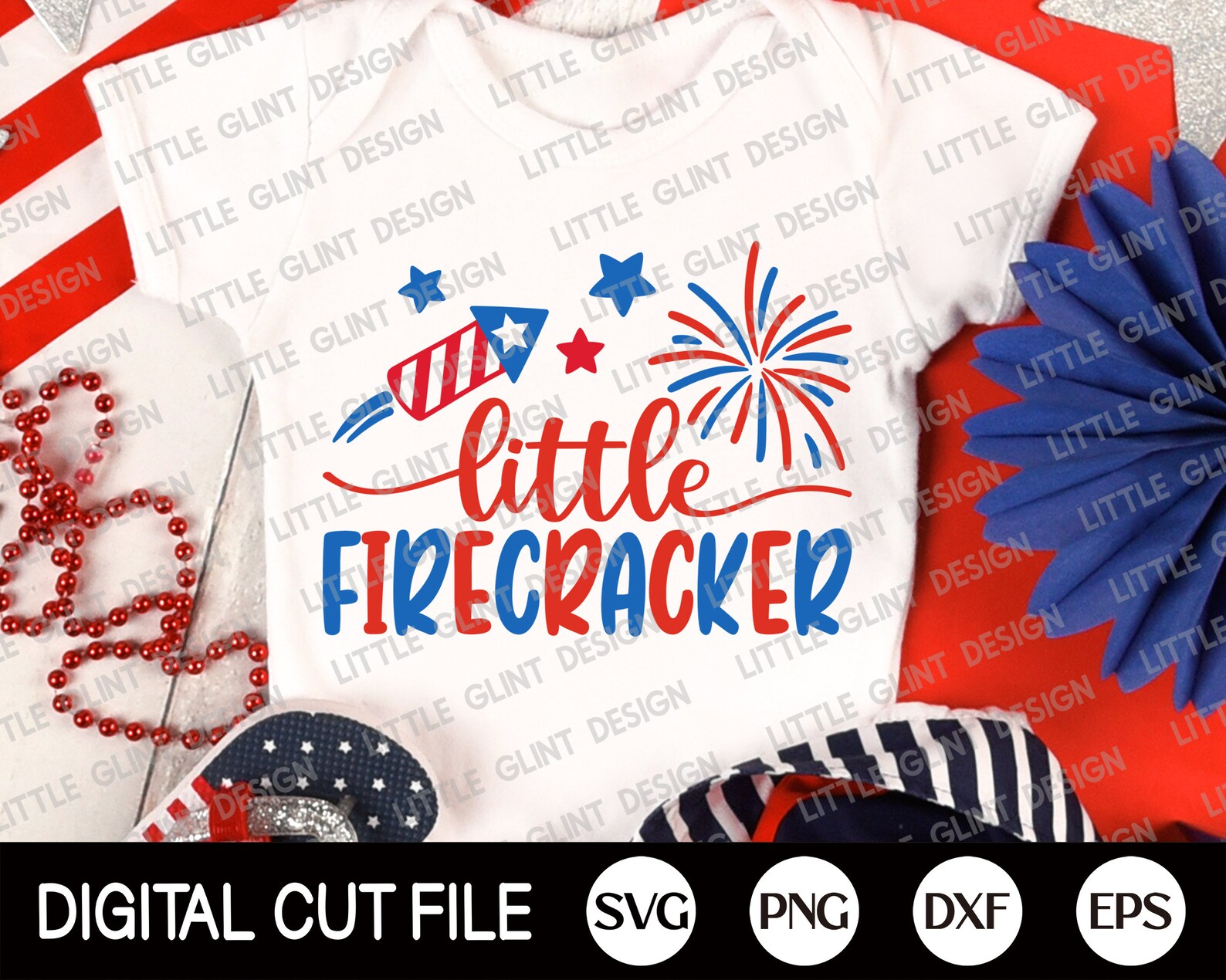 Little Firecracker Svg, 4th of July Svg, Independence Day, Fourth of ...